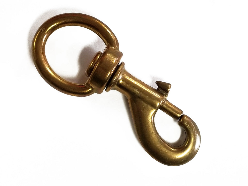 Bronze Dog Collar Snaps